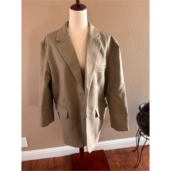 Jackets & Coats | Beige Botany Boyfriend Heavy Blazer | Poshmark